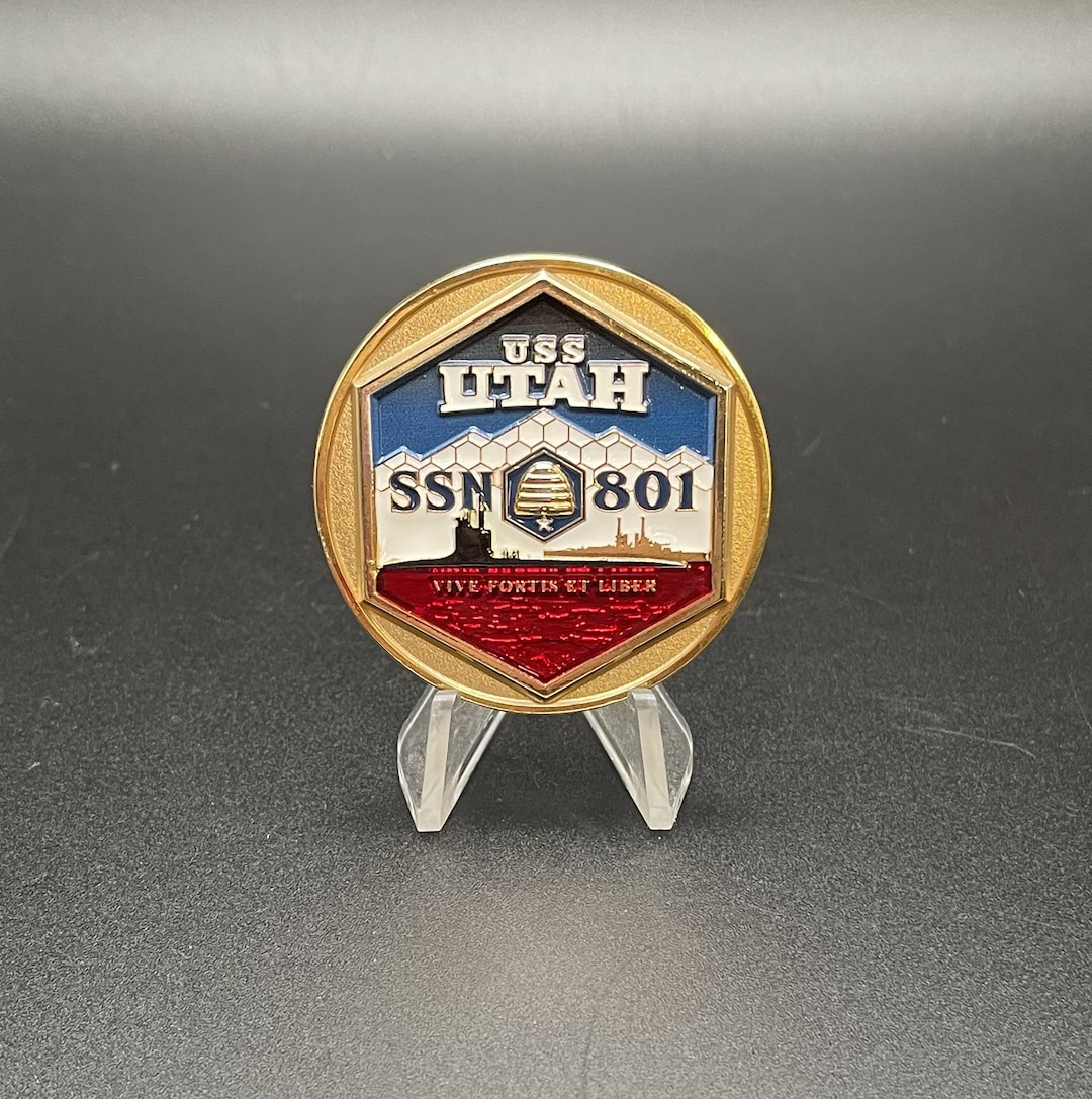 USS Utah SSN-801 Challenge Coin - Etsy