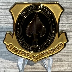 U.S. Air Force SPECIAL OPERATIONS Command Challenge Coin - Etsy