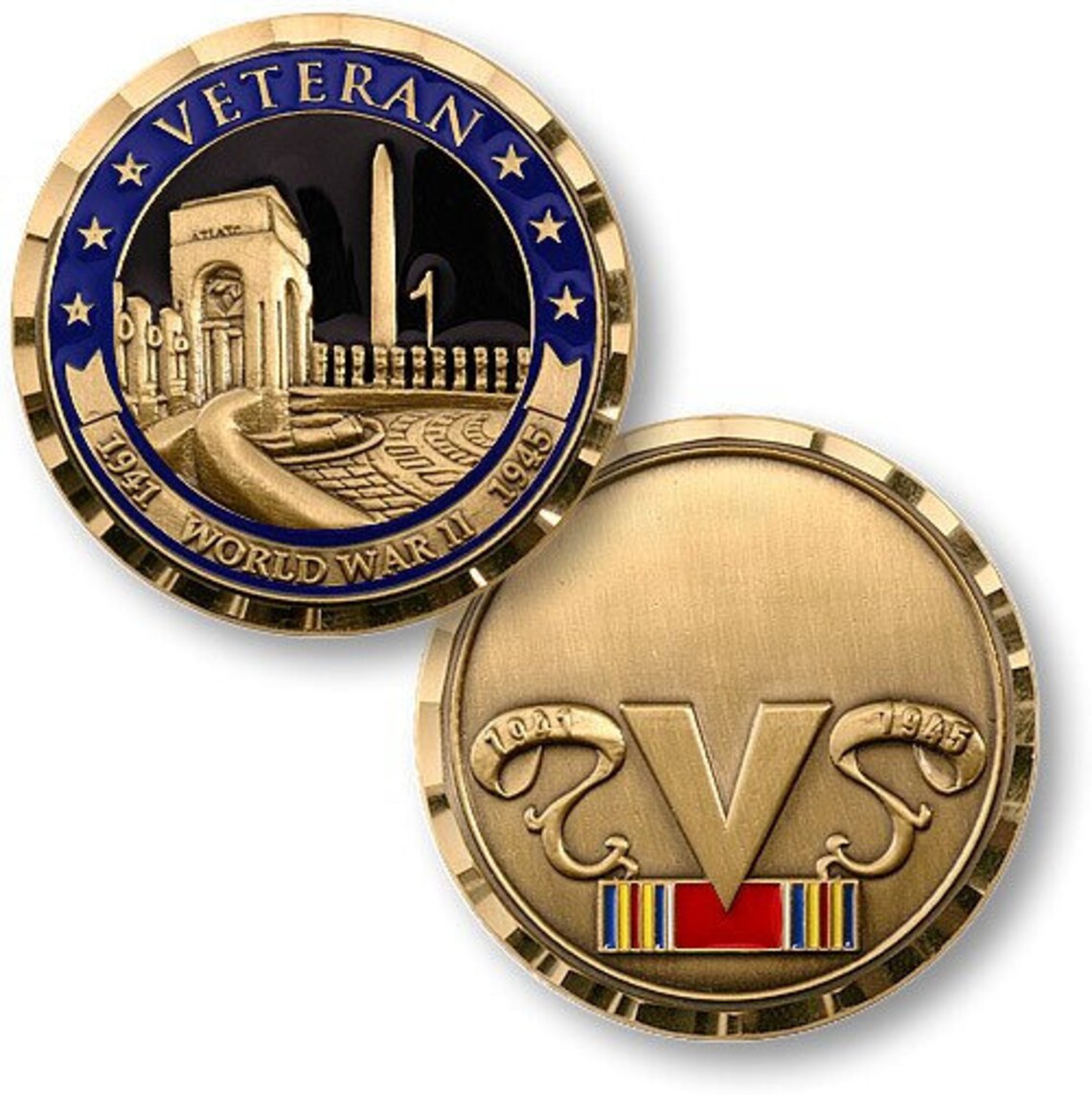 World War II Veteran Challenge Coin - Etsy