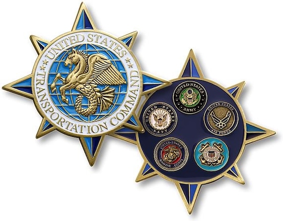 U.S. Transportation Command Challenge Coin | Etsy