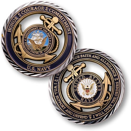 U.S. Navy Seabees Challenge Coin - Etsy