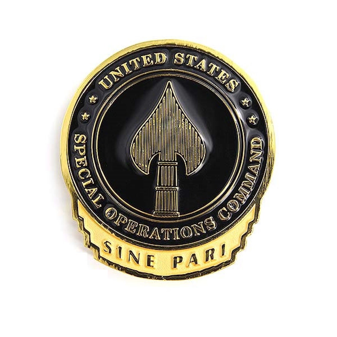 U.S. Army Special Operations Command Challenge Coin SINE PARI | Etsy