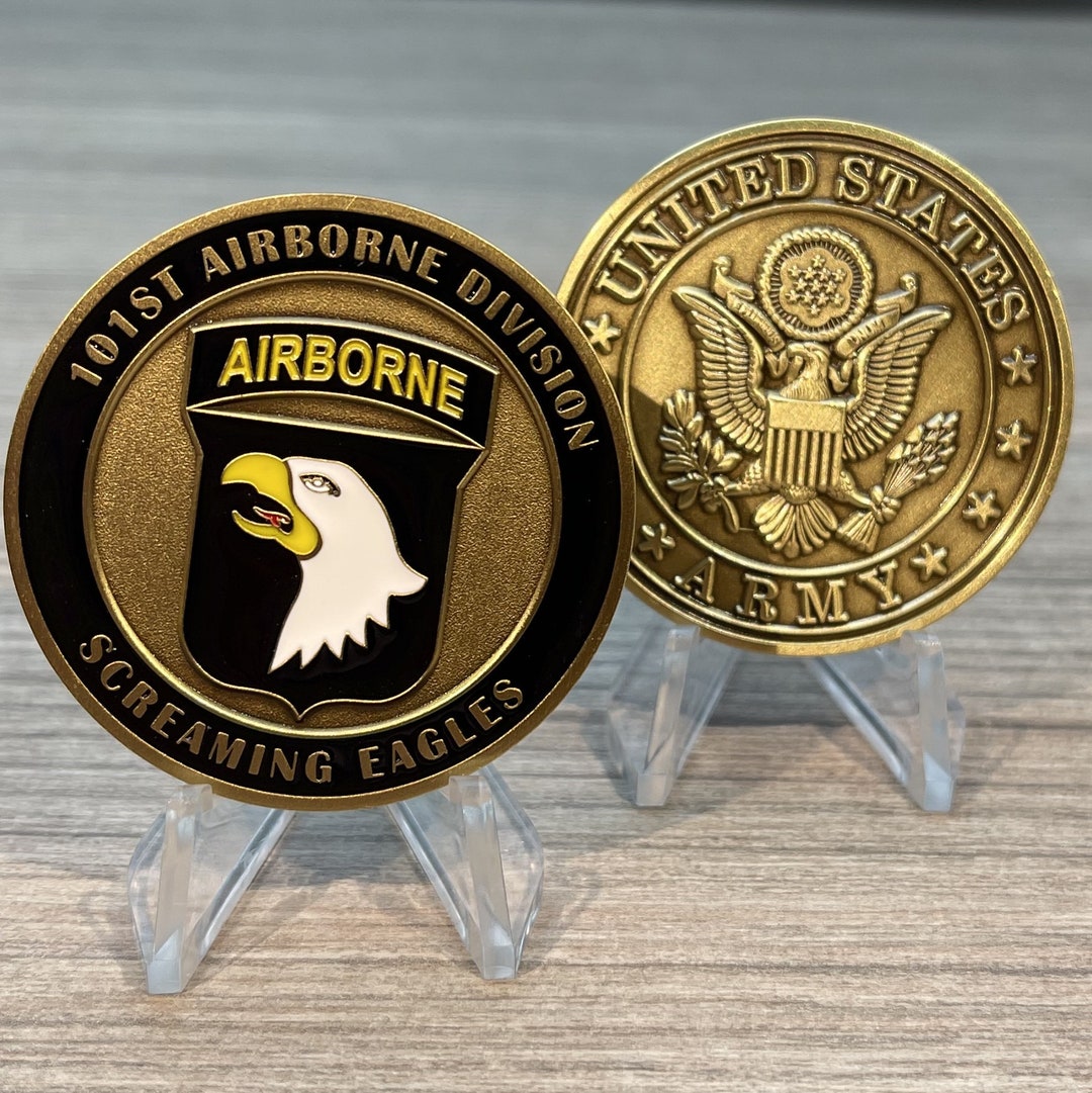 101st Airborne Division Screaming Eagles Challenge Coin - Etsy