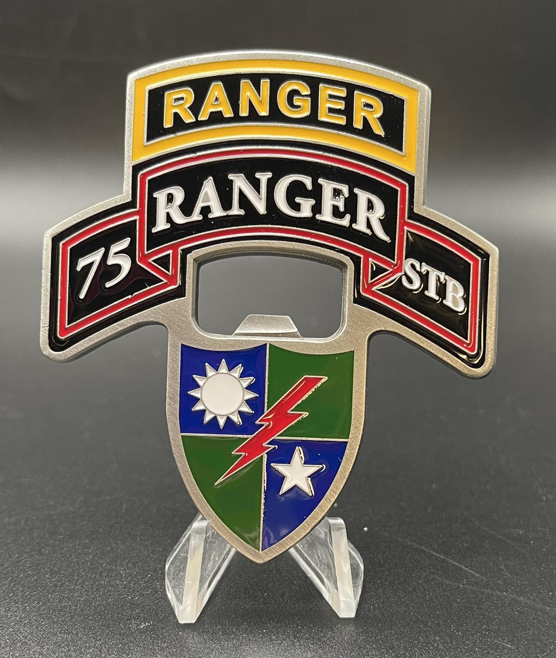 75th Ranger STB Bottle Opener Challenge Coin - Etsy