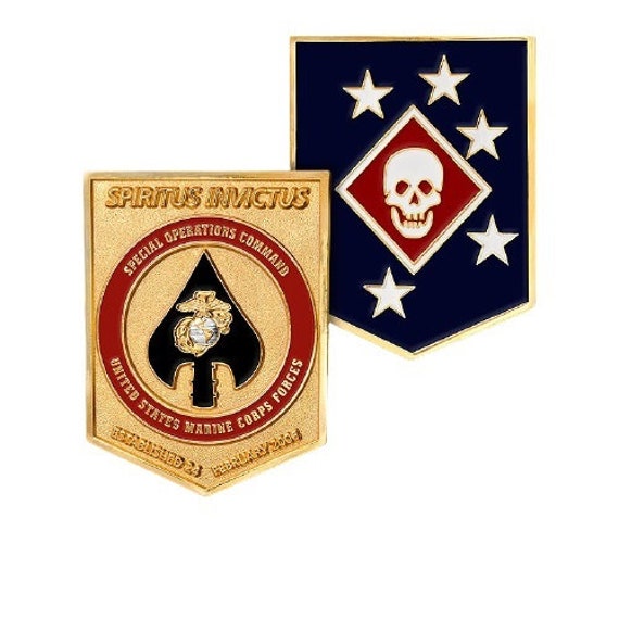 MARSOC Raiders Challenge Coin | Etsy