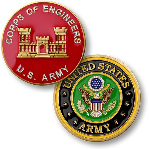 U.S. Army Corps of Engineers Challenge Coin - Etsy
