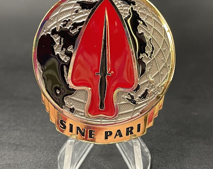 U.S. Army Special Operations Command Challenge Coin SINE PARI - Etsy