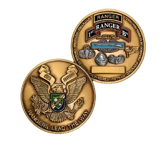 1st Ranger Battalion Challenge Coin RANGERS Lead the Way | Etsy