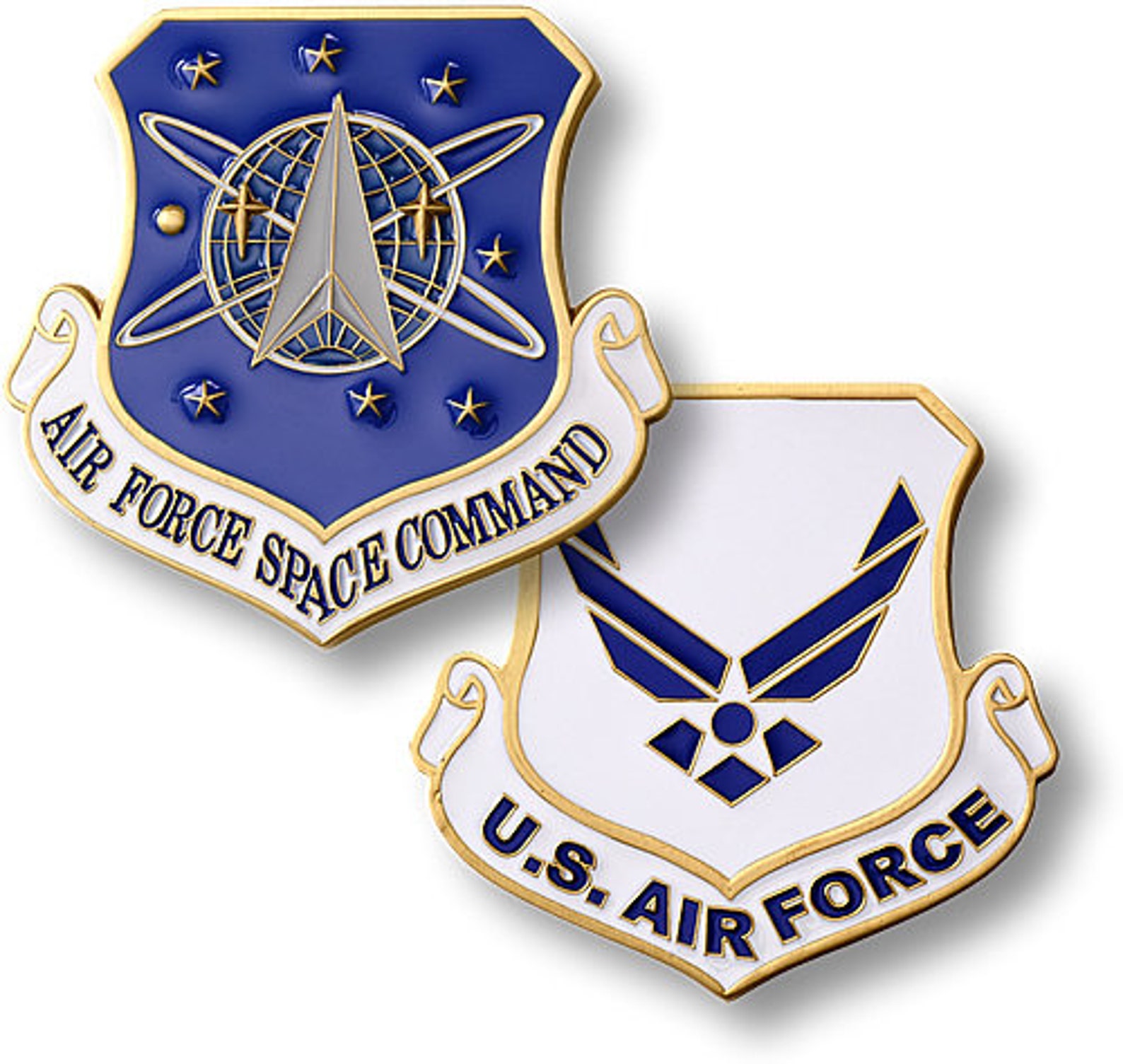 Air Force SPACE Command Challenge Coin - Etsy