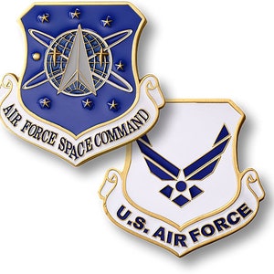 Air Force SPACE Command Challenge Coin - Etsy