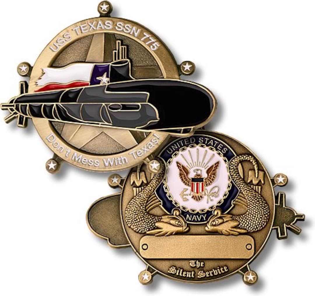 USS TEXAS SSN 775 Challenge Coin - Etsy