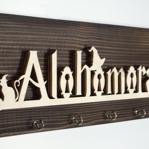 Solid Wood Alohomora Key Holder Alohomora Key Rack alohomora - Etsy