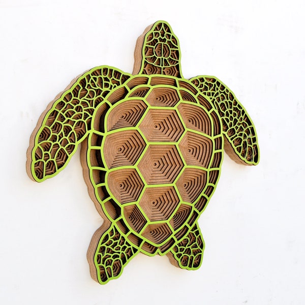 Laser Cut Wood Turtles - Etsy