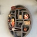 Concrete Texture Effect Curiosities Shelf,oddities Display,wall Shrine ...