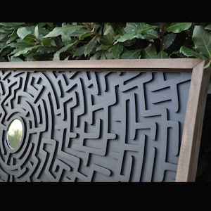 Wood Maze Wall Art, Wall Art Long Maze Wood Wall Decor,bedroom Wall ...