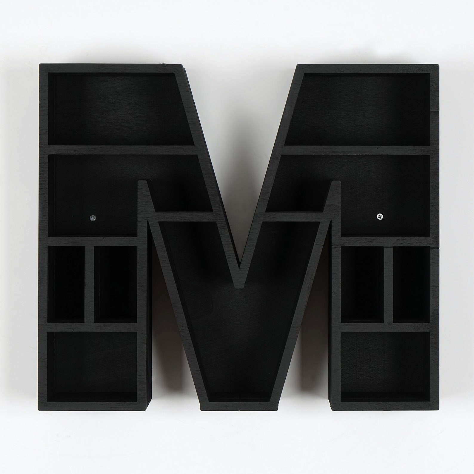 Letter m Crystal Wall Shelf Halloween Decor | Etsy