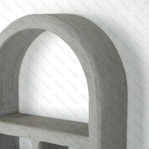 Concrete Effect Curiosities Shelf,oddities Display,wall Shrine,wall ...