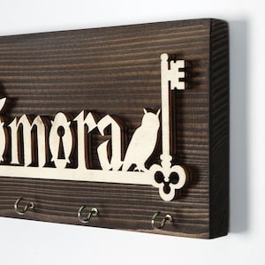 Solid Wood Alohomora Key Holder Alohomora Key Rack alohomora - Etsy