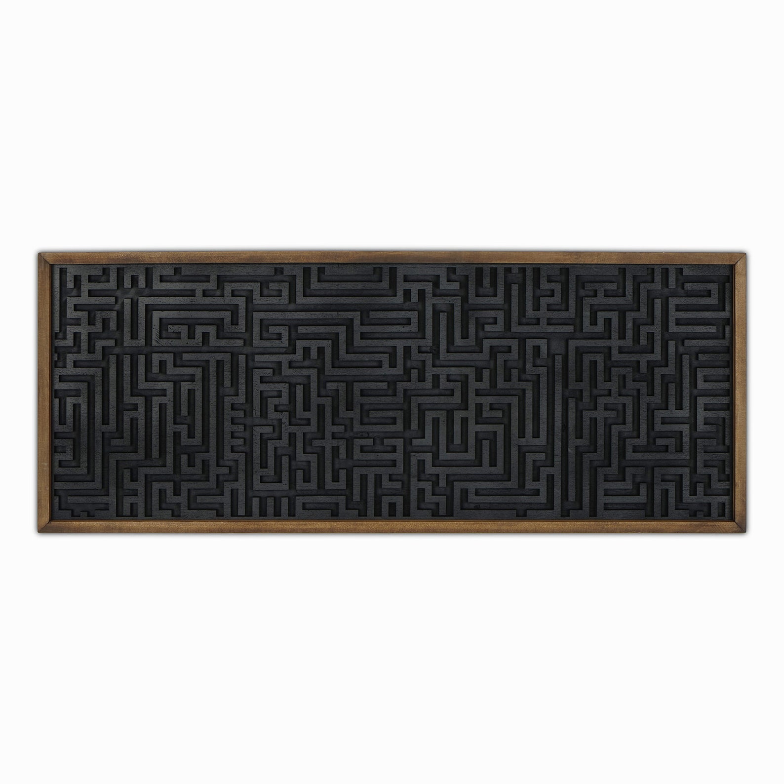 Wood Maze Wall Art Wall Art Long Maze Wood Wall Decorbedroom - Etsy