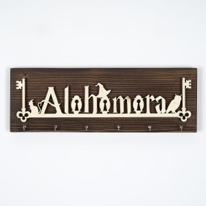 Solid Wood Alohomora Key Holder Alohomora Key Rack alohomora - Etsy