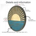 Geometric Sun Pattern Wall Art ,round Wall Art , Circle Wood Wall Art ...
