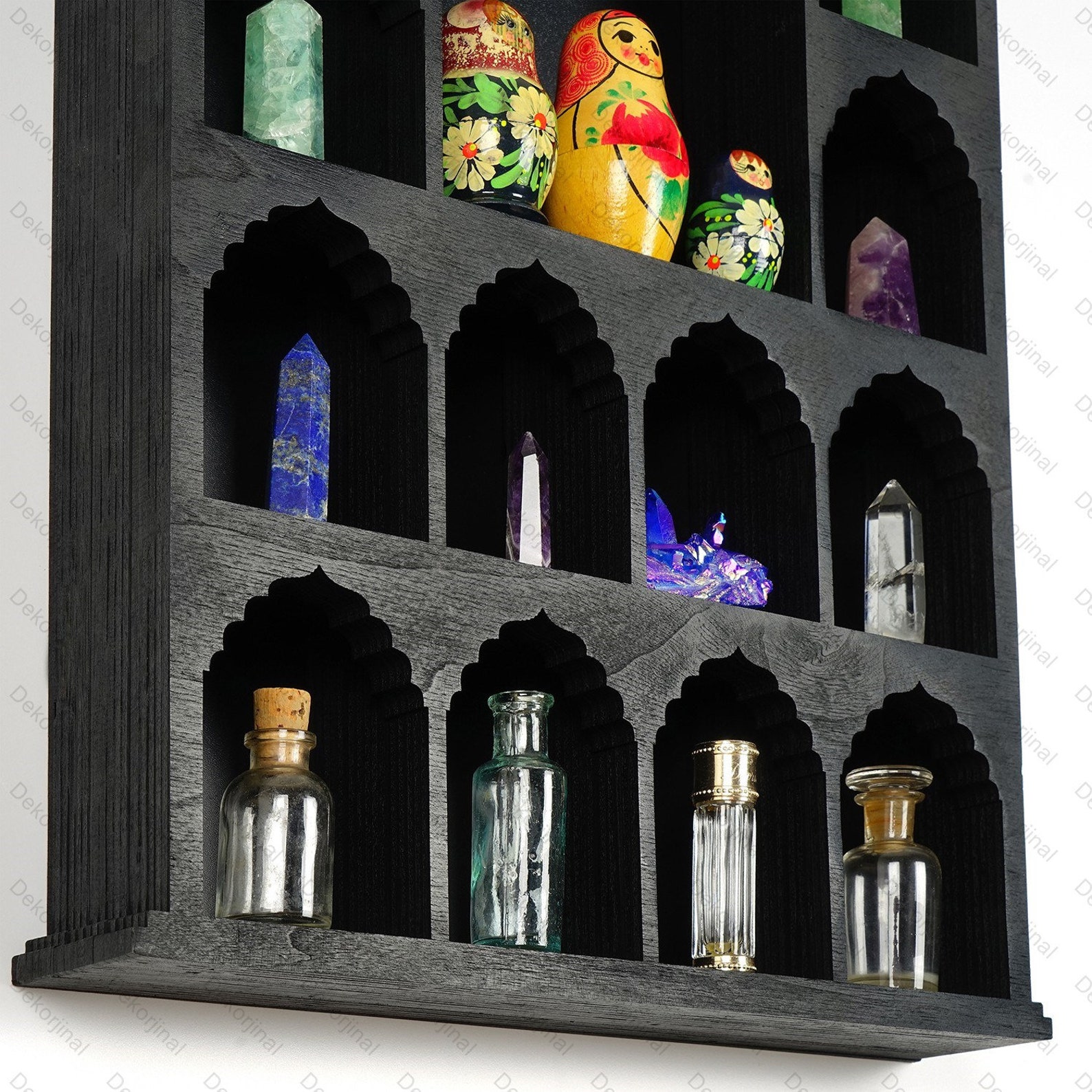 Old Nish Style Crystal Wall Shelf, Halloween Decor, Halloween Wall ...
