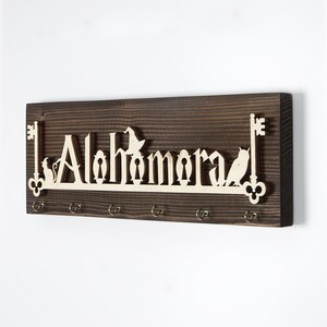 Solid Wood Alohomora Key Holder Alohomora Key Rack alohomora - Etsy