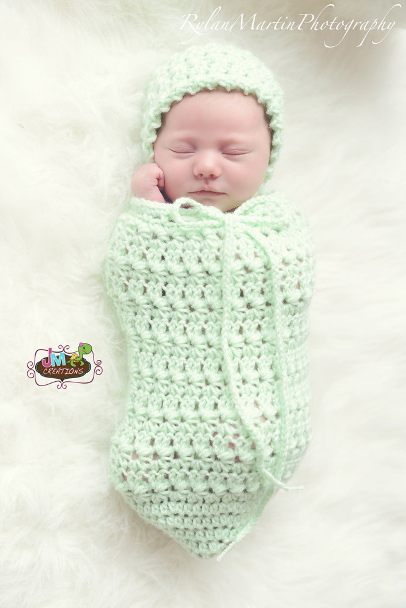 Star Stitch Snuggle/swaddle Sack & Bonnet Set - Newborn - Photography ...