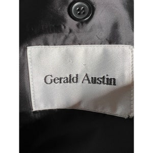 Gerald Austin Vintage Tuxedo Jacket 46R Black Polyester Wool Blend - Etsy