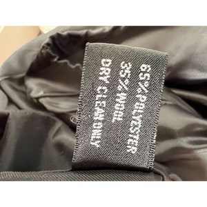 Gerald Austin Vintage Tuxedo Jacket 46R Black Polyester Wool Blend - Etsy