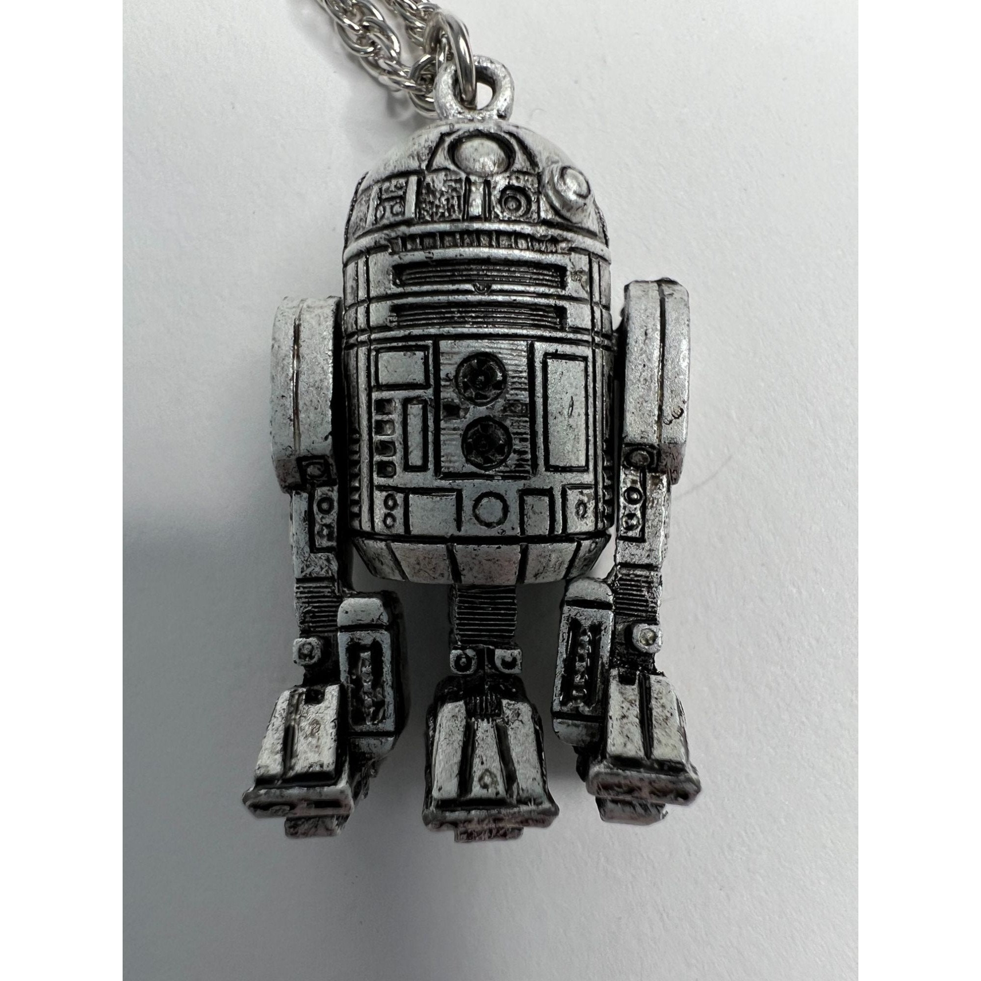 20th Century Fox Vintage Retro R2d2 Star Wars Necklace Silver - Etsy