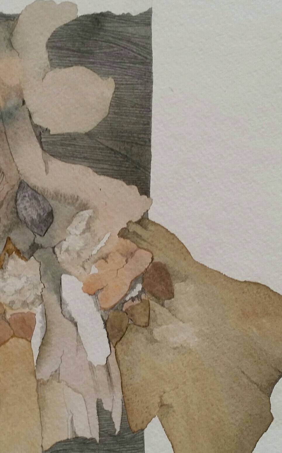 Totem Series " Perceptual Compulsion" One of a Kind Watercolor. - Etsy