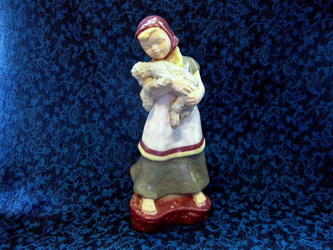 Sculpture, Kay Harrison, Detroit, Original One of a Kind, Girl Holding ...