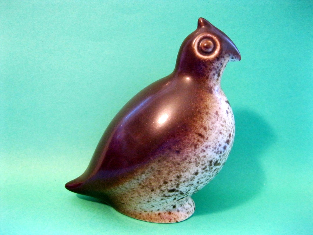 Howard Pierce Porcelain Quail Figurine, Mid Century, California - Etsy