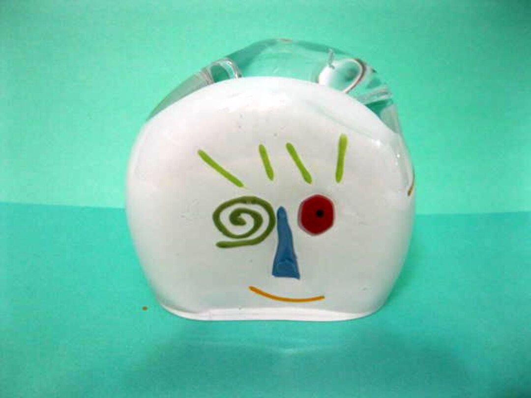 Glass Head, Face Paper Weight, Ed's Heads. Judy and Edward Merritt 1997 ...