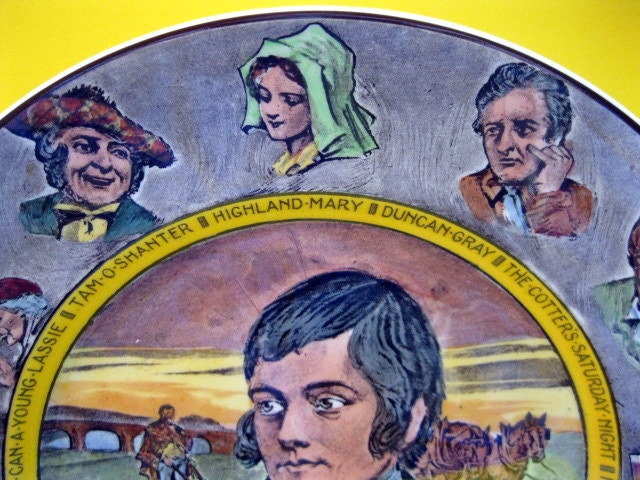Robert Burns Royal Doulton Cabinet Plate England - Etsy