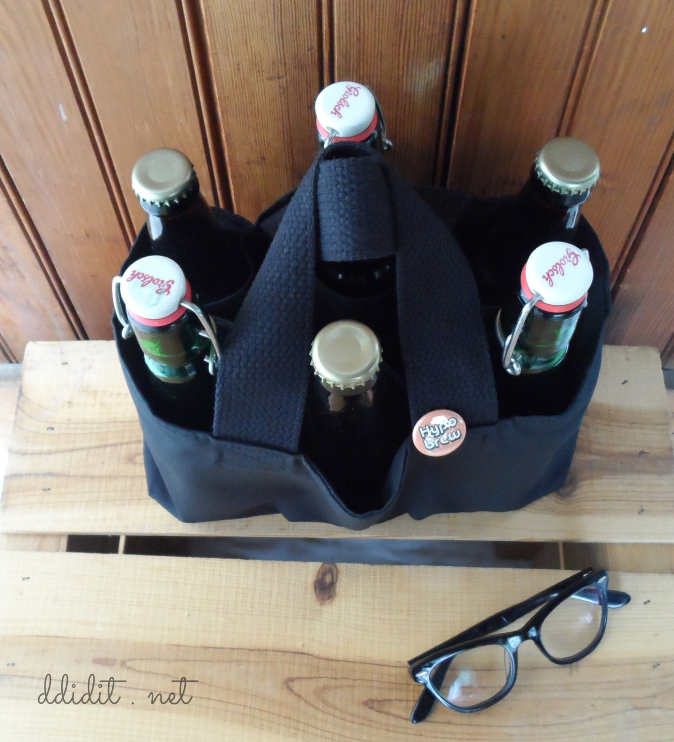 Beer Tote Wine Bag Homebrew Caddy Bottle Bag Canvas | Etsy