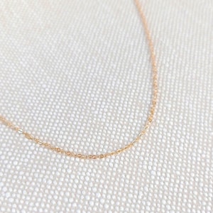 Simple Everyday Gold Necklace | No Pendant | Layering Necklace | Gift ...