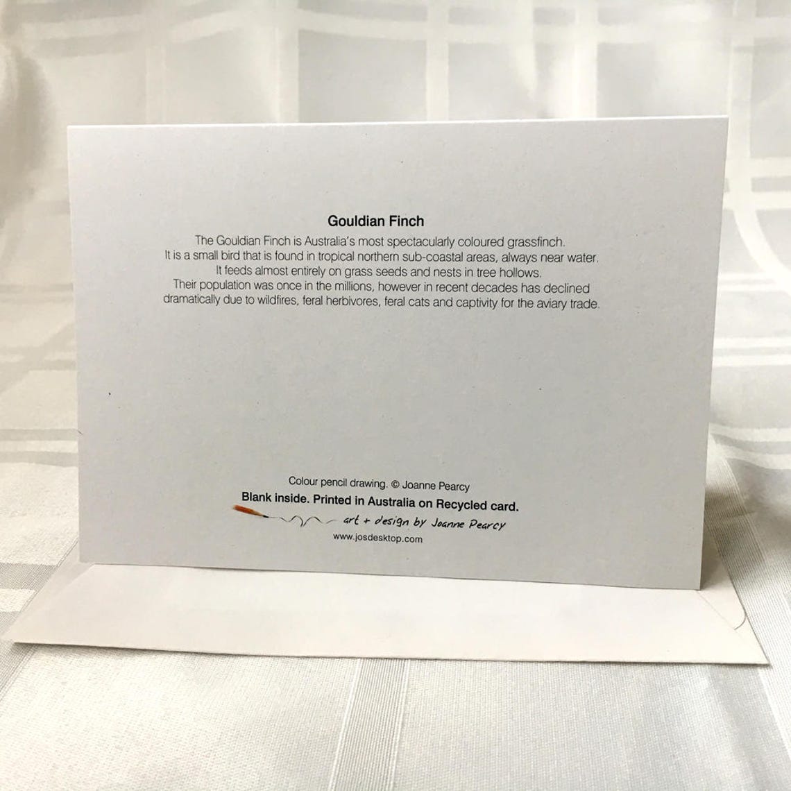 Gouldian Finches Australian greeting card wildlife art | Etsy