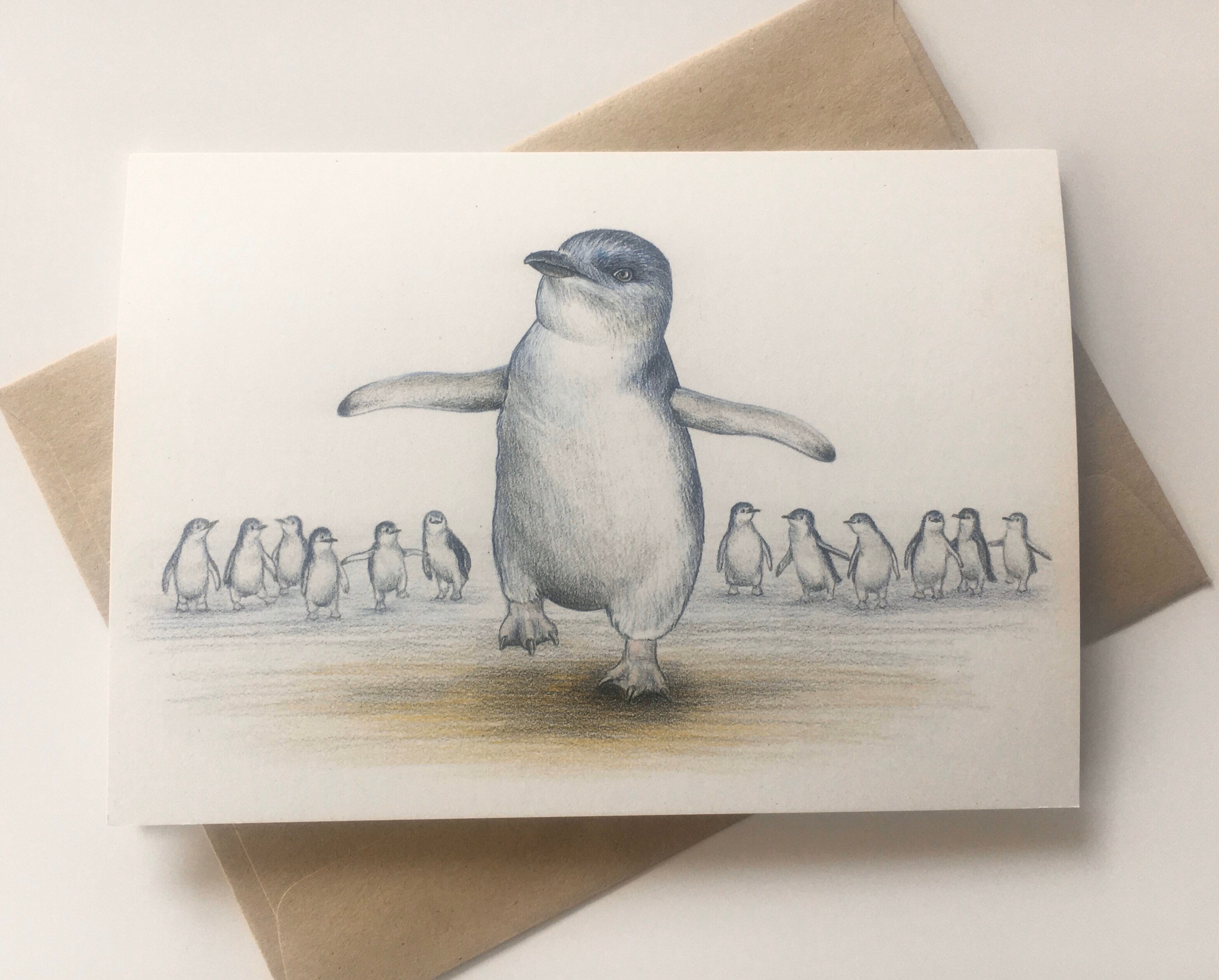 Penguins Dancing Drawing