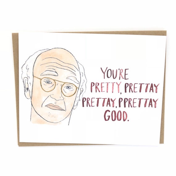 Greeting Cards Blank Cards Paper Romantic Card Larry David Curb Your ...