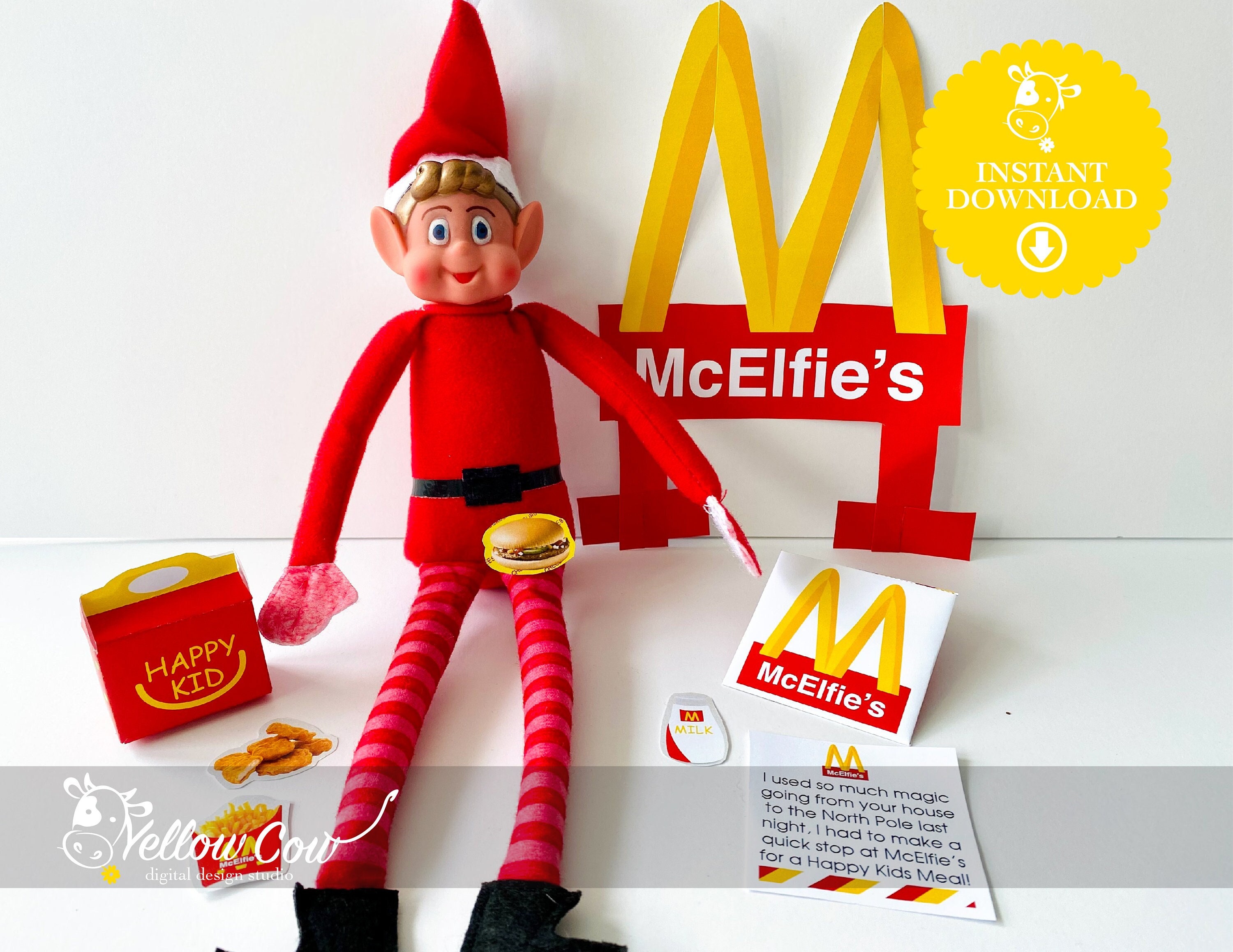 Printable Mcelfie's Elf Propseasy DIY Elf Magicfast Food | Etsy UK
