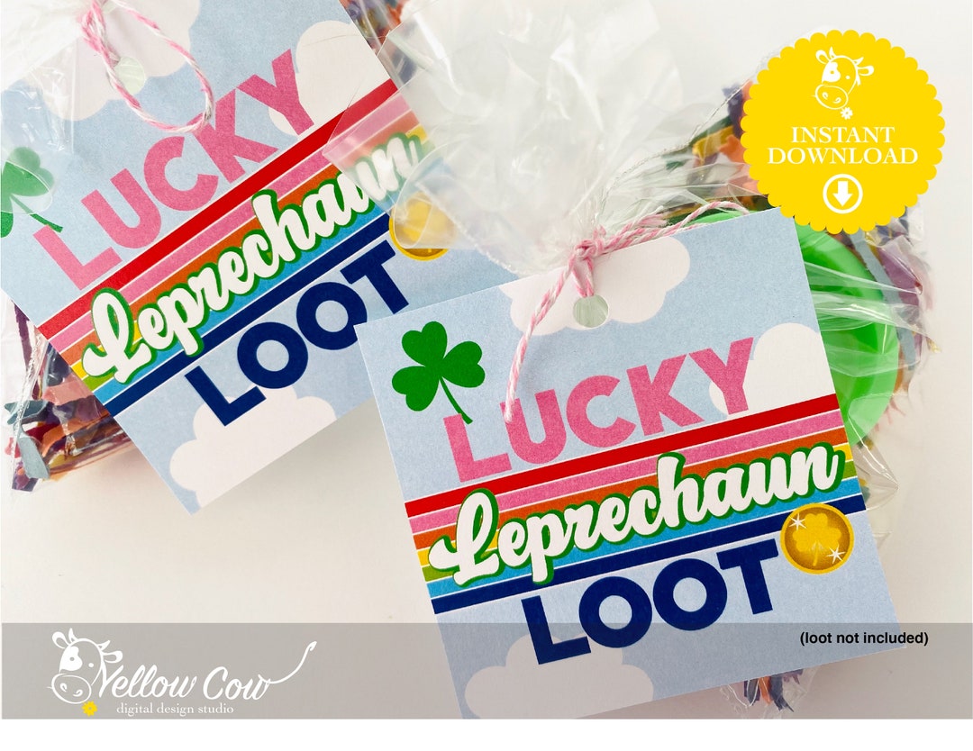 Lucky Leprechaun Loot Treat Taginstant Download Printable - Etsy UK