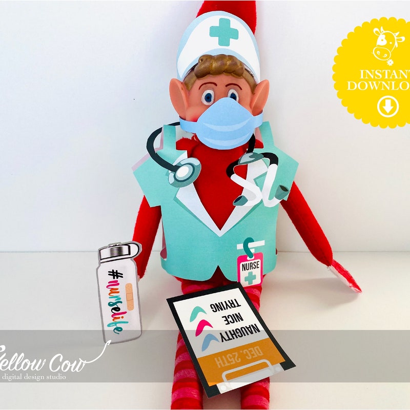 Hospital Elf on the Shelf - Etsy