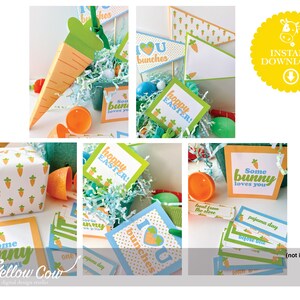 Printable Easter Basket Kit,diy Easter Basket Stuffers,easter Basket ...