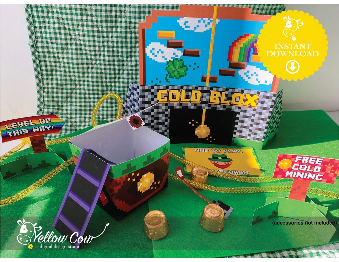 Printable Leprechaun Trap Kit,gamer Leprechaun Trap,diy Leprechaun Trap ...