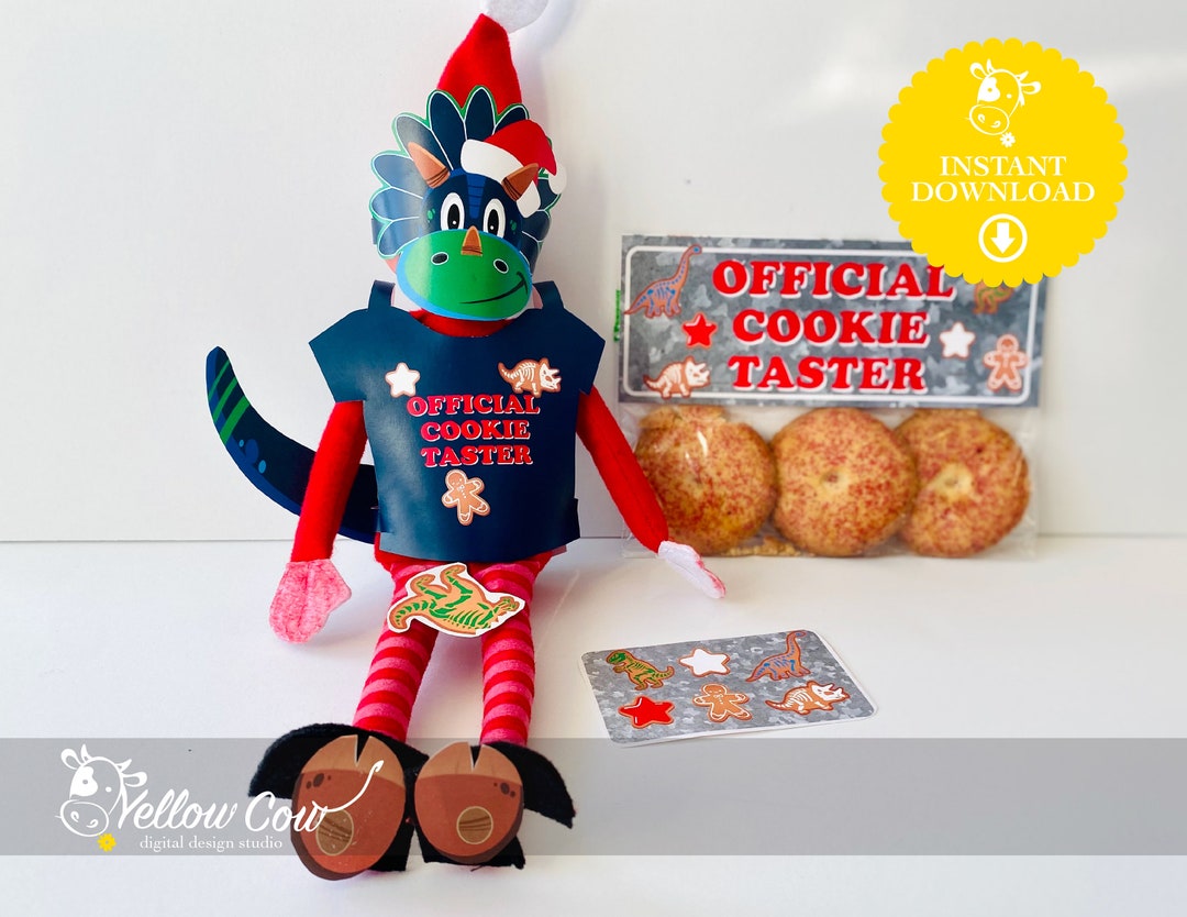 Printable Dinosaur Elf Kit,easy DIY Elf Magic,elf Dinosaur Props,dino ...
