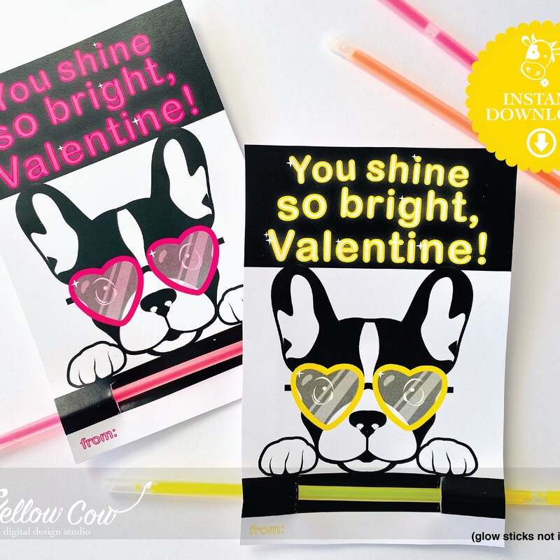 Valentines Day Glow Stick - Etsy