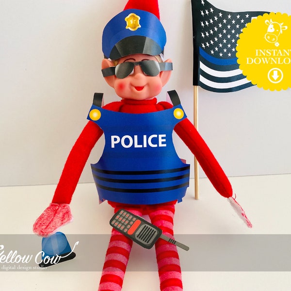 Elf on the Shelf Police - Etsy