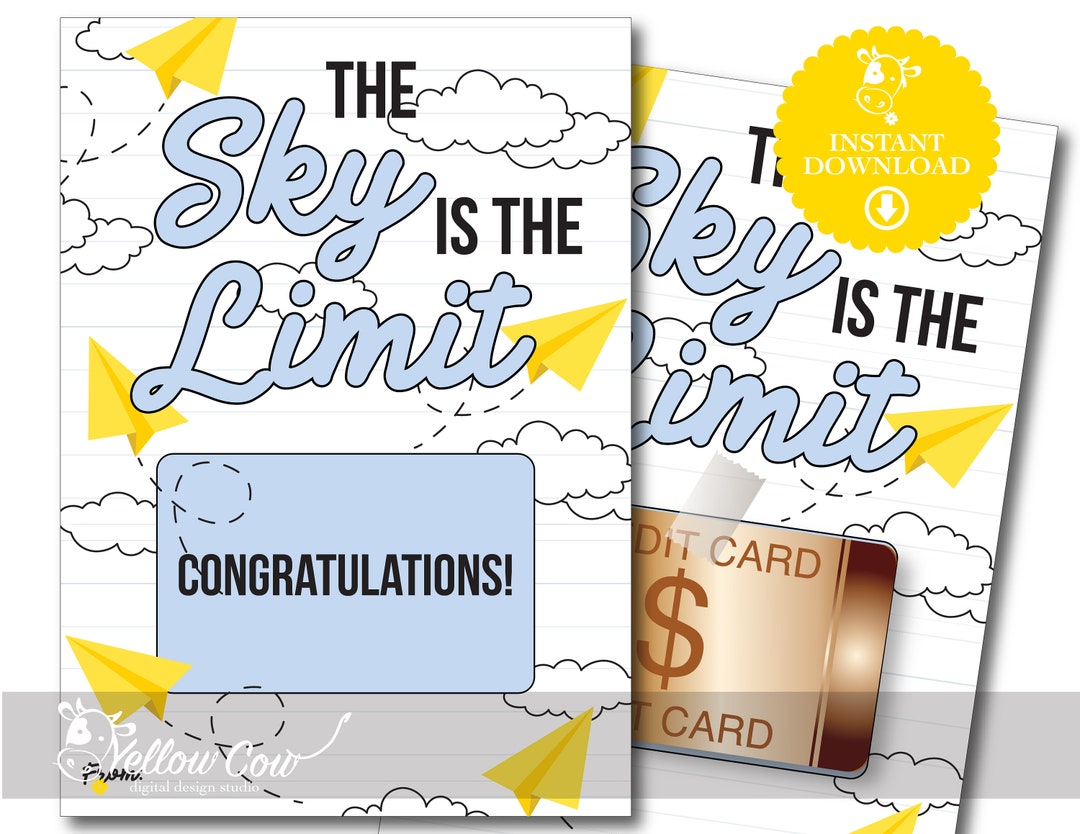 Congratulations Gift Card Holder,gift Card Holder,instant Download ...